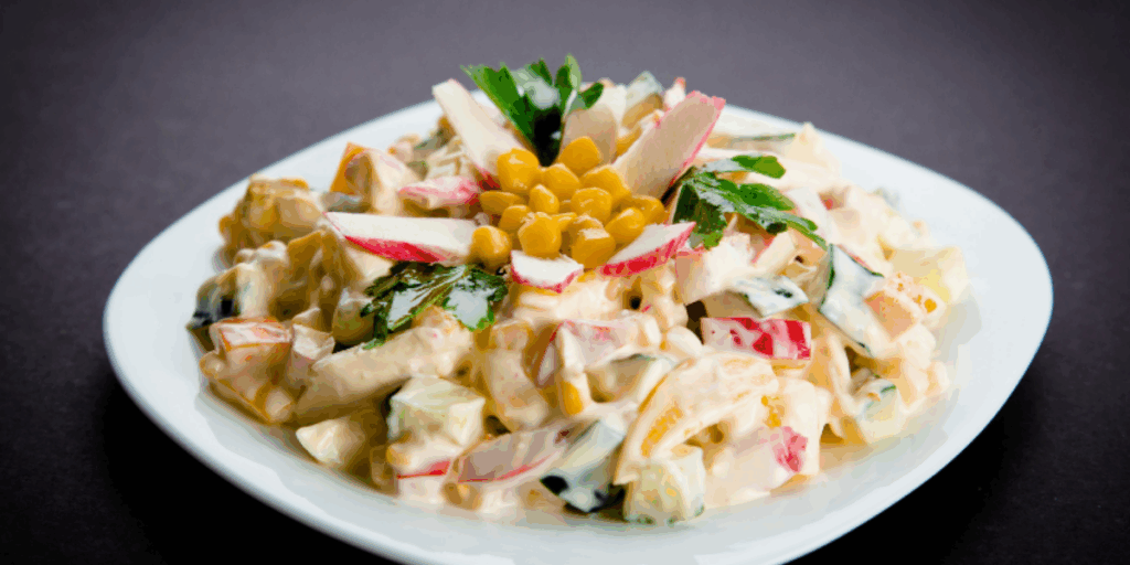 La ensalada de pollo con mayonesa y verduras receta fácil y rápida
